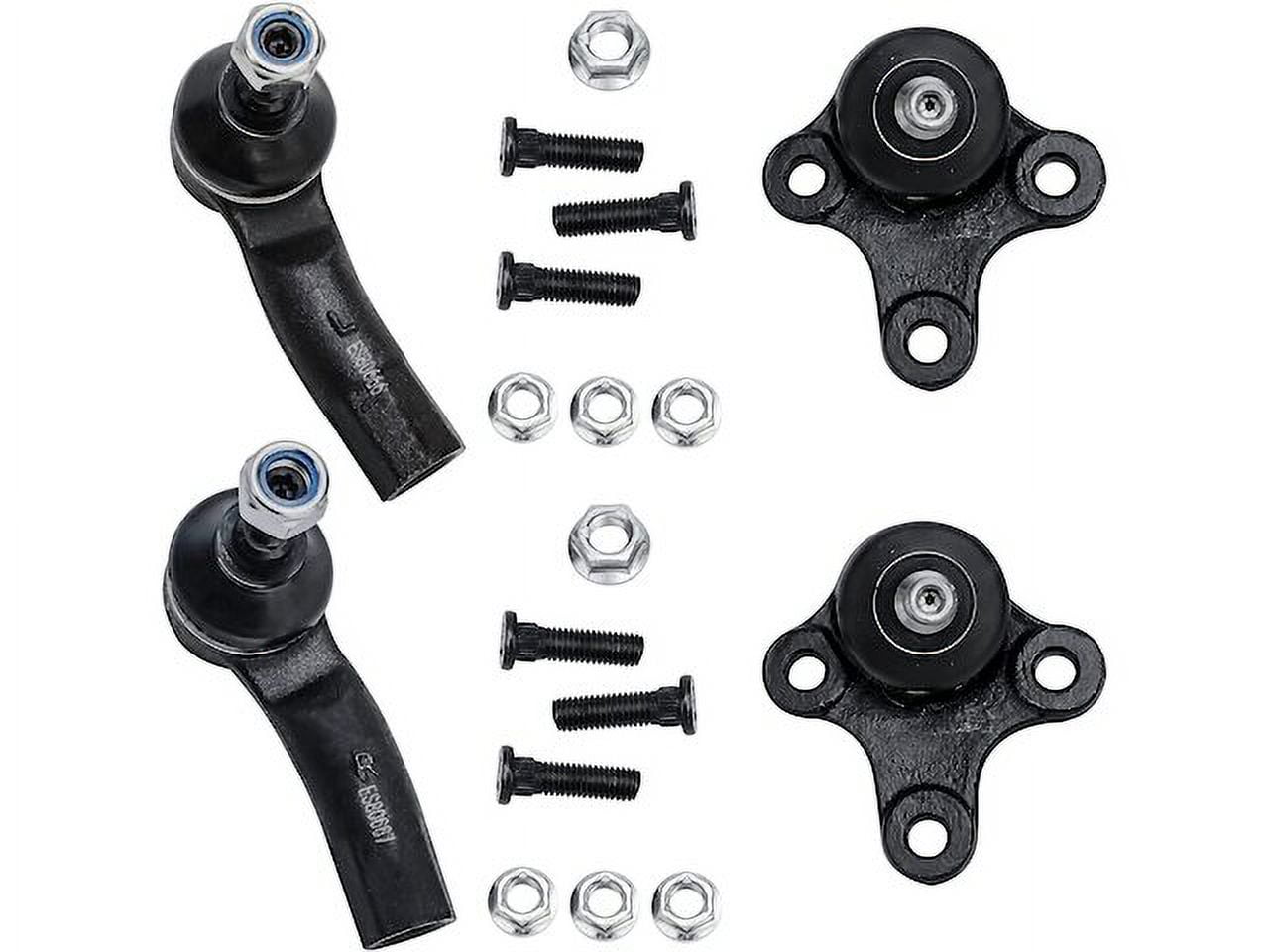 Front Ball Joint and Tie Rod End Kit - Compatible with 2006 - 2013 Audi ...