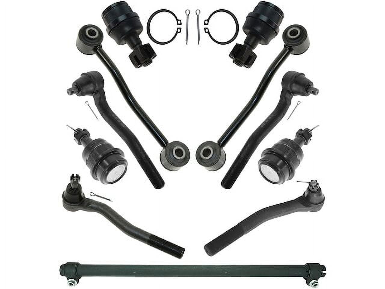 Front Ball Joints Tie Rods Sway Bar Link Kit 11 Piece - Compatible with 1999 - 2004 Jeep Grand ...