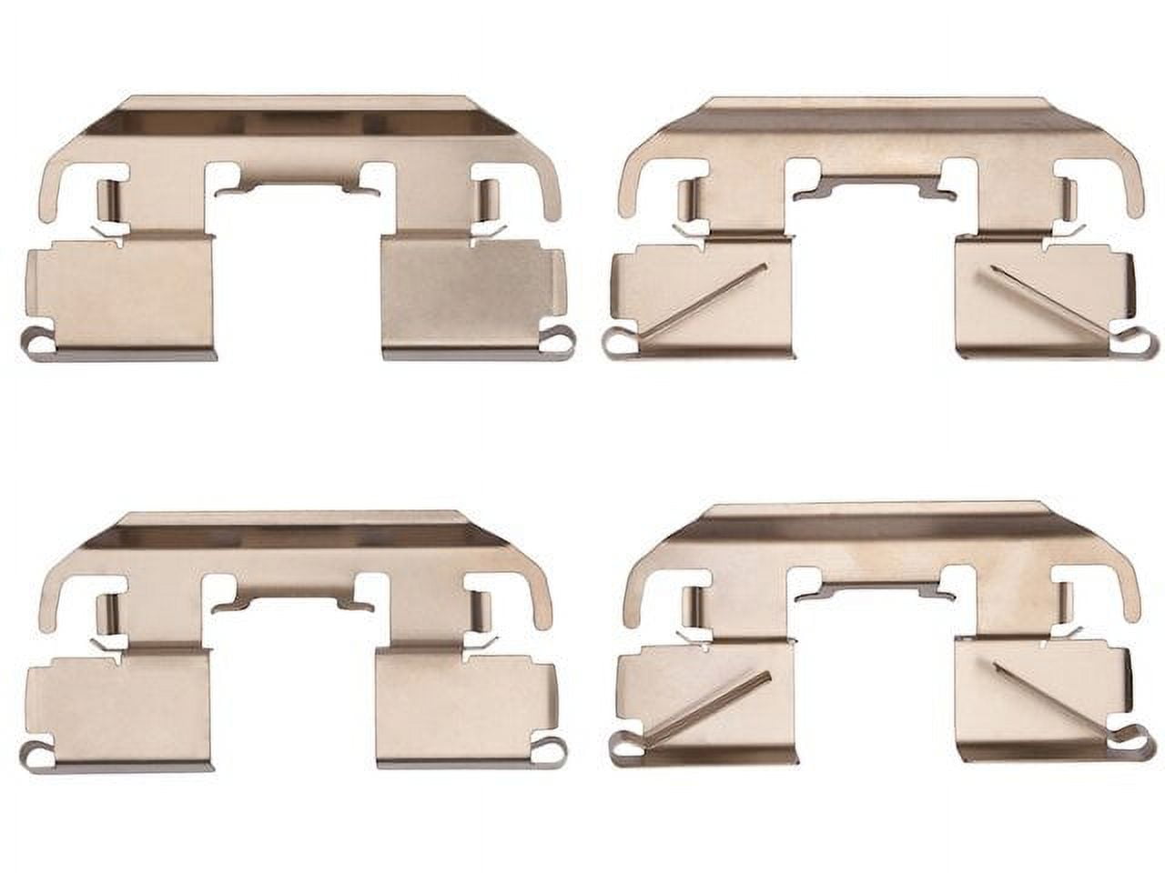 Front Brake Hardware Kit - Compatible with 2018 - 2024 Nissan Kicks S ...