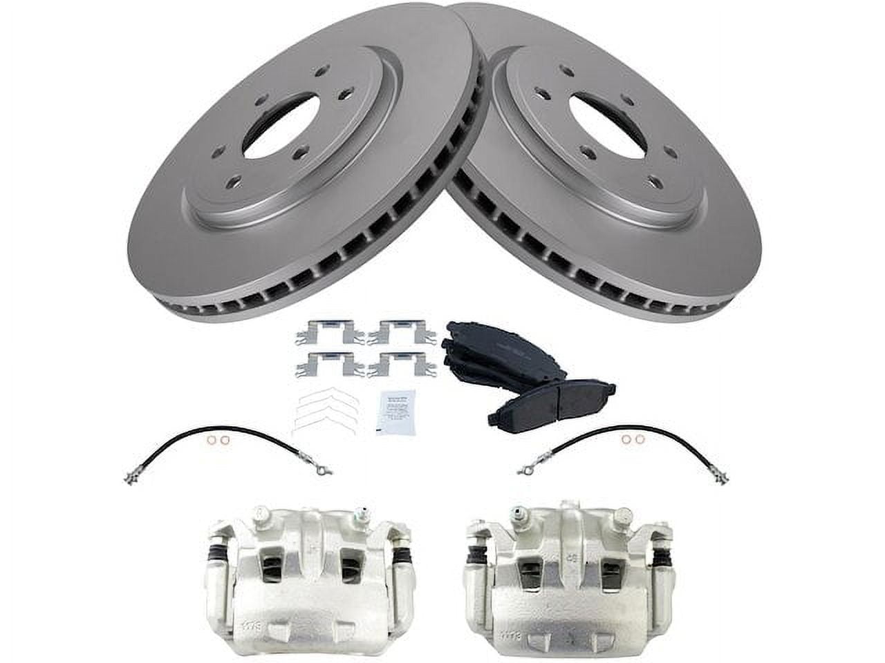 Front Brake Pad Rotor and Caliper Set - Compatible with 2005 - 2018 ...