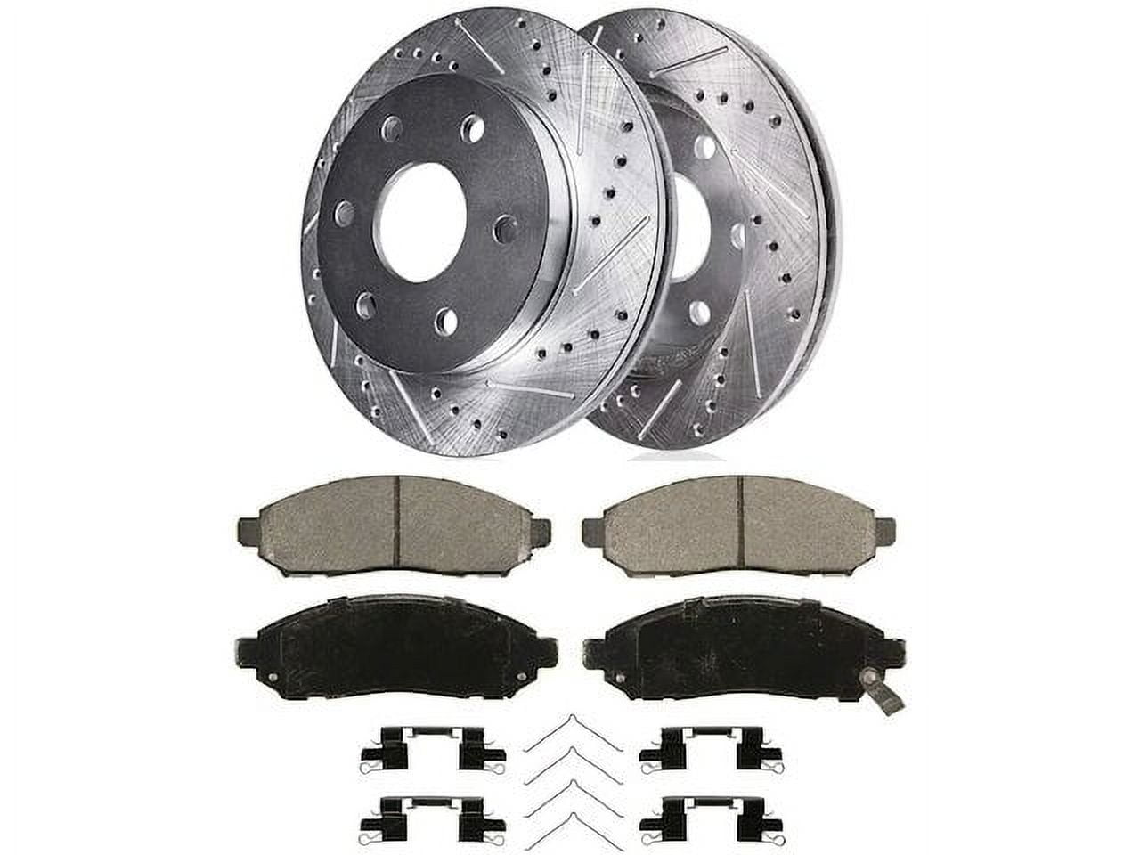Front Brake Pad and Rotor Kit - Compatible with 2005 - 2019 Nissan ...