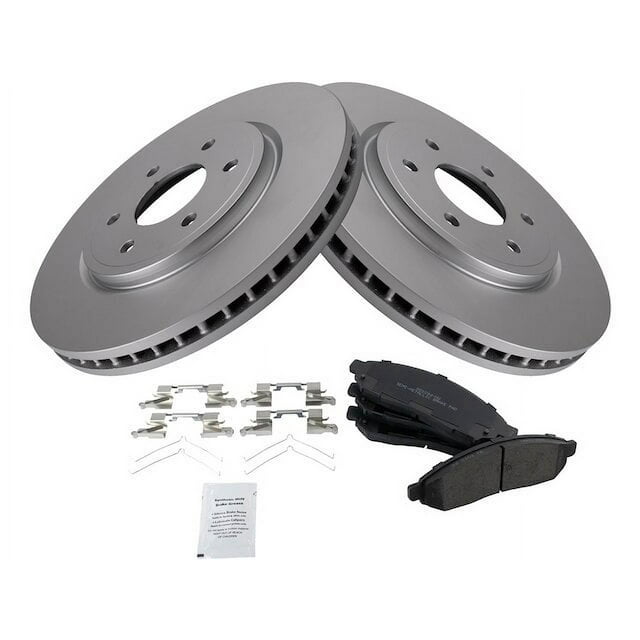 Front Brake Pad and Rotor Kit - Compatible with 2005 - 2021 Nissan ...