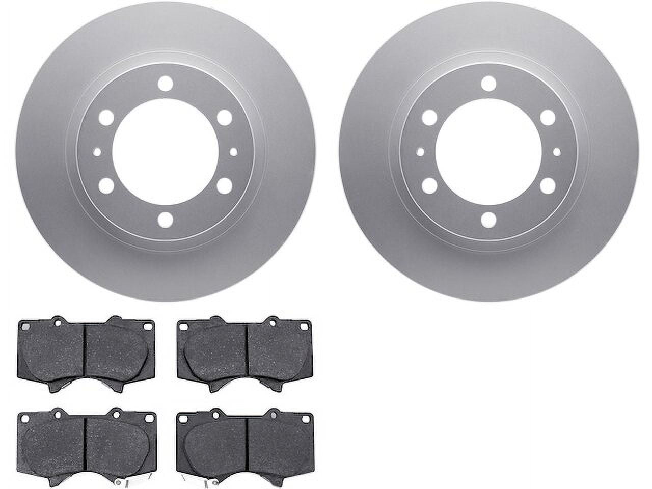 Front Brake Pad and Rotor Kit - Compatible with 2005 - 2022 Toyota Tacoma 2006 2007 2008 2009 ...