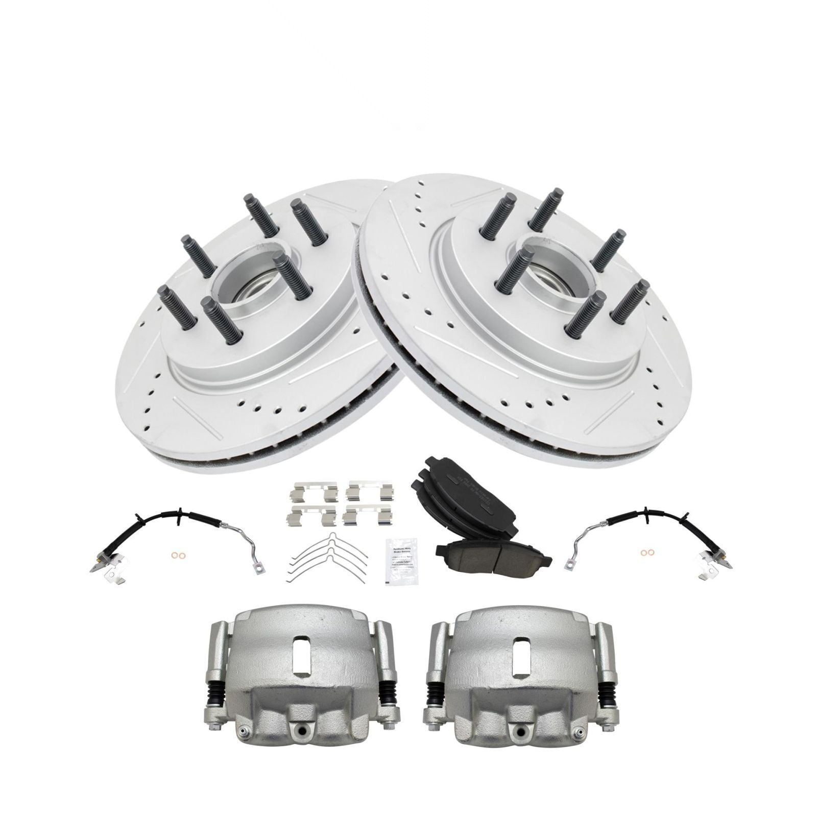 Front Brake Pad & Rotor Kit Fits 05-08 for Ford for F-150 & 06-08 for ...