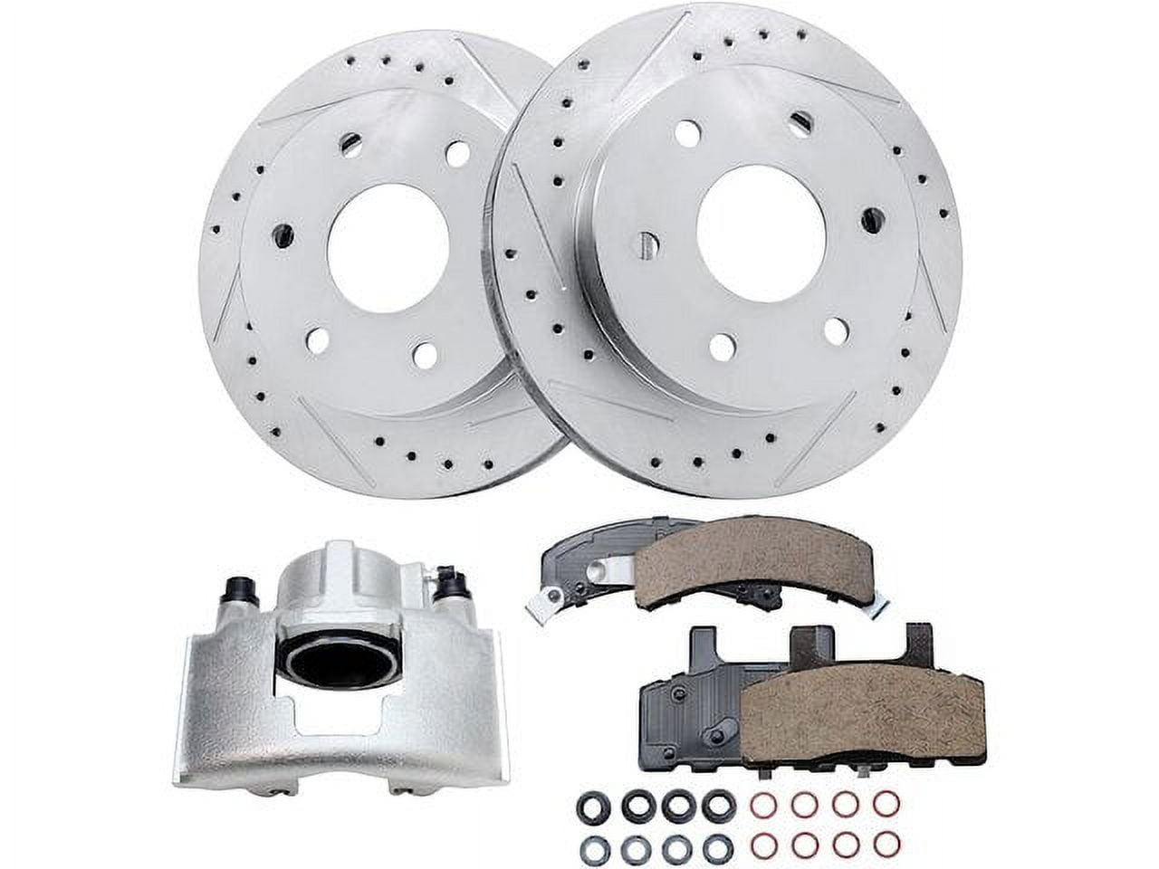 Front Brake Pad Rotor and Caliper Set - Compatible with 1988 - 1994 ...