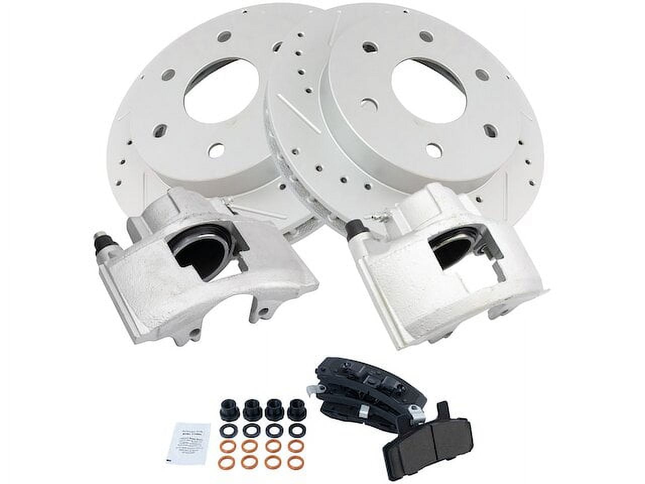 Front Brake Pad Rotor and Caliper Set - Compatible with 1988 - 1998 ...