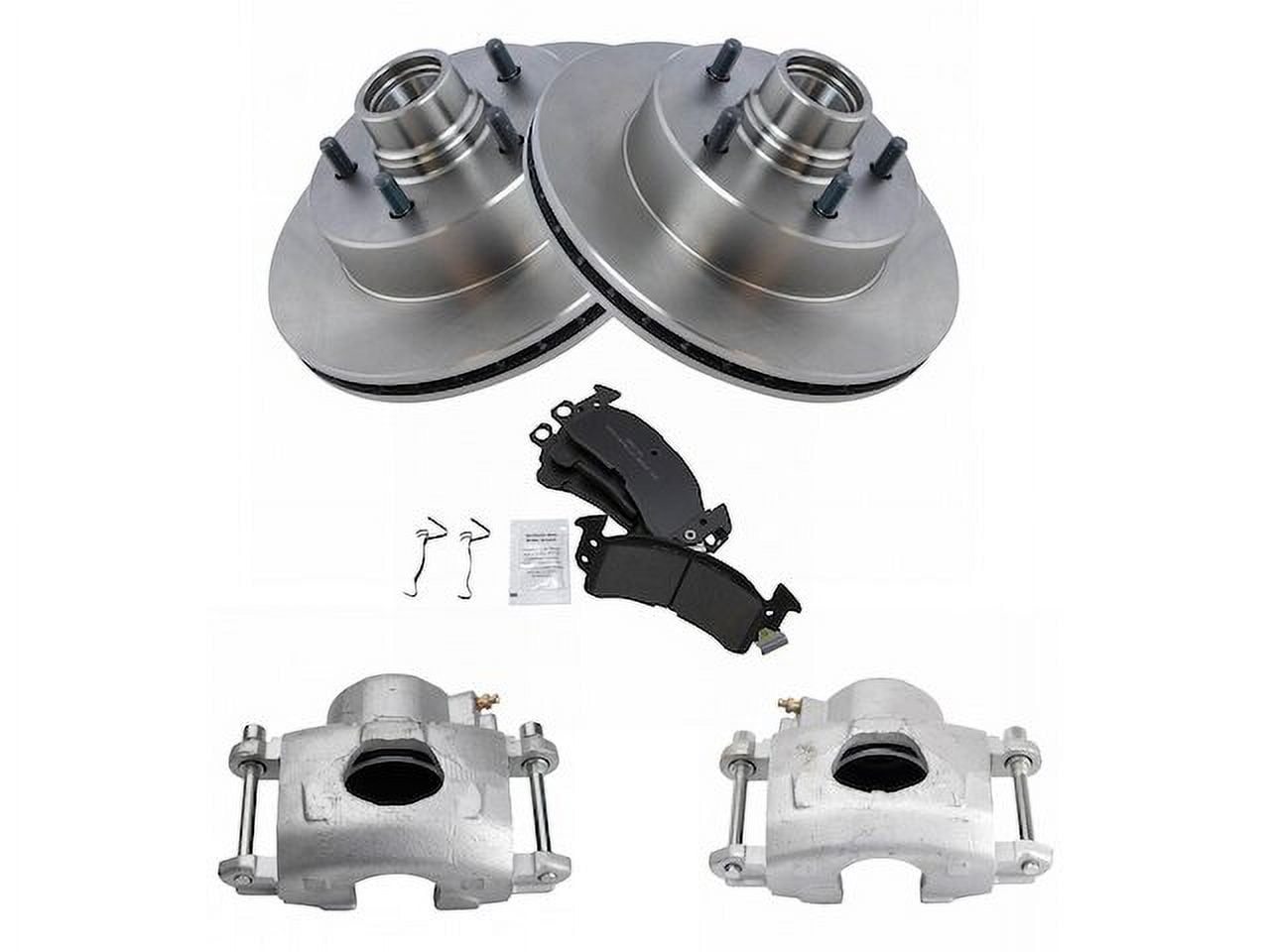 Front Brake Pad Rotor and Caliper Set - Compatible with 1990 - 2002 ...