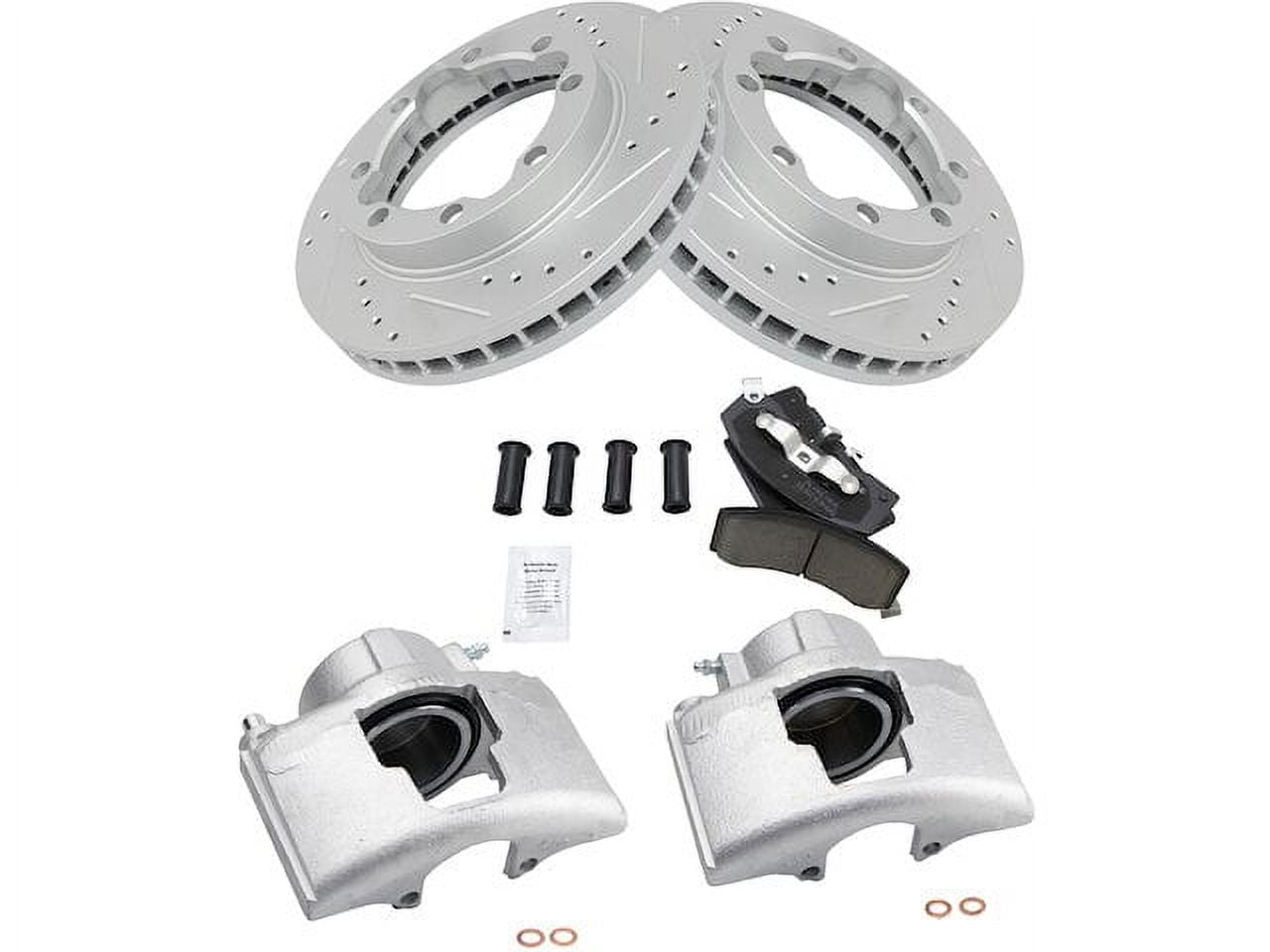 Front Brake Pad Rotor and Caliper Set - Compatible with 1994 - 1999 ...