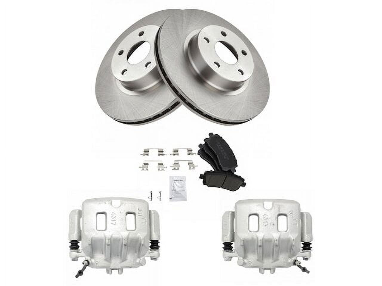 Front Brake Pad Rotor and Caliper Set - Compatible with 1997 - 2001 ...