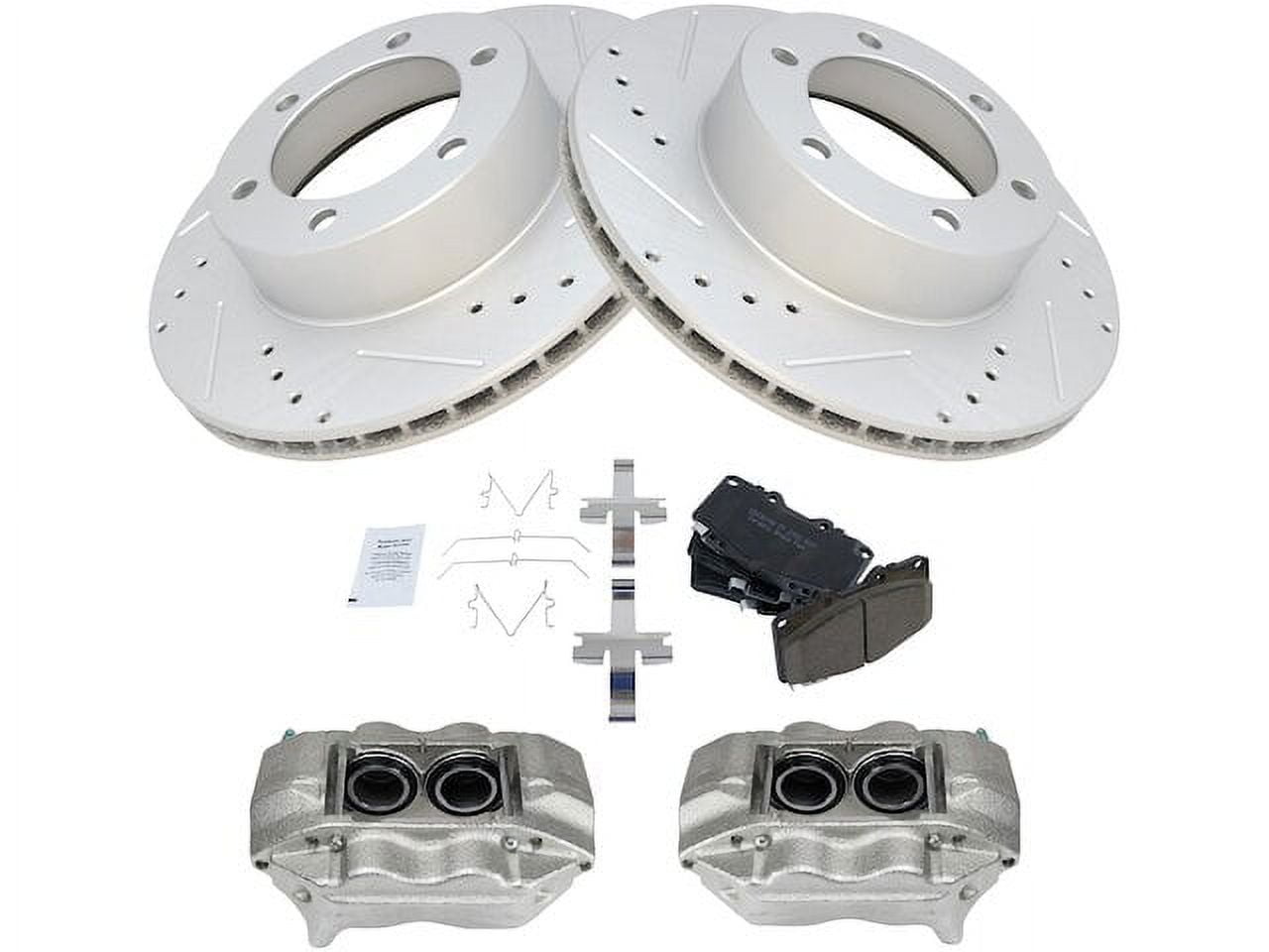 Front Brake Pad Rotor and Caliper Set - Compatible with 2001 - 2002 ...