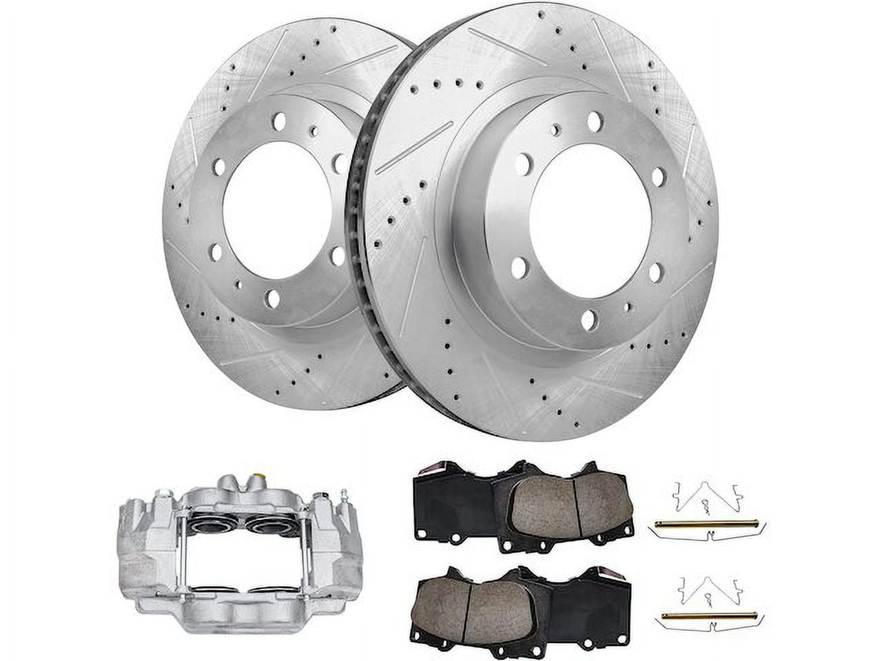 Front Brake Pad Rotor and Caliper Set - Compatible with 2003 - 2009 ...