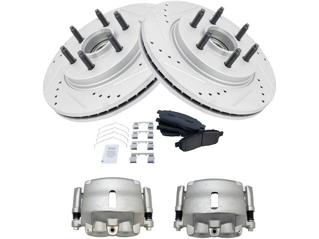 Front Brake Pad Rotor and Caliper Set - Compatible with 2005 - 2008 ...