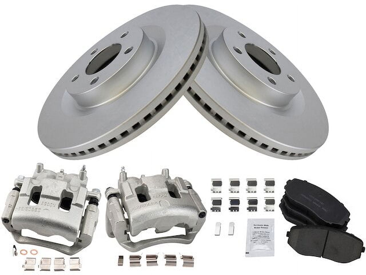 Front Brake Pad Rotor and Caliper Set - Compatible with 2007 - 2014 ...