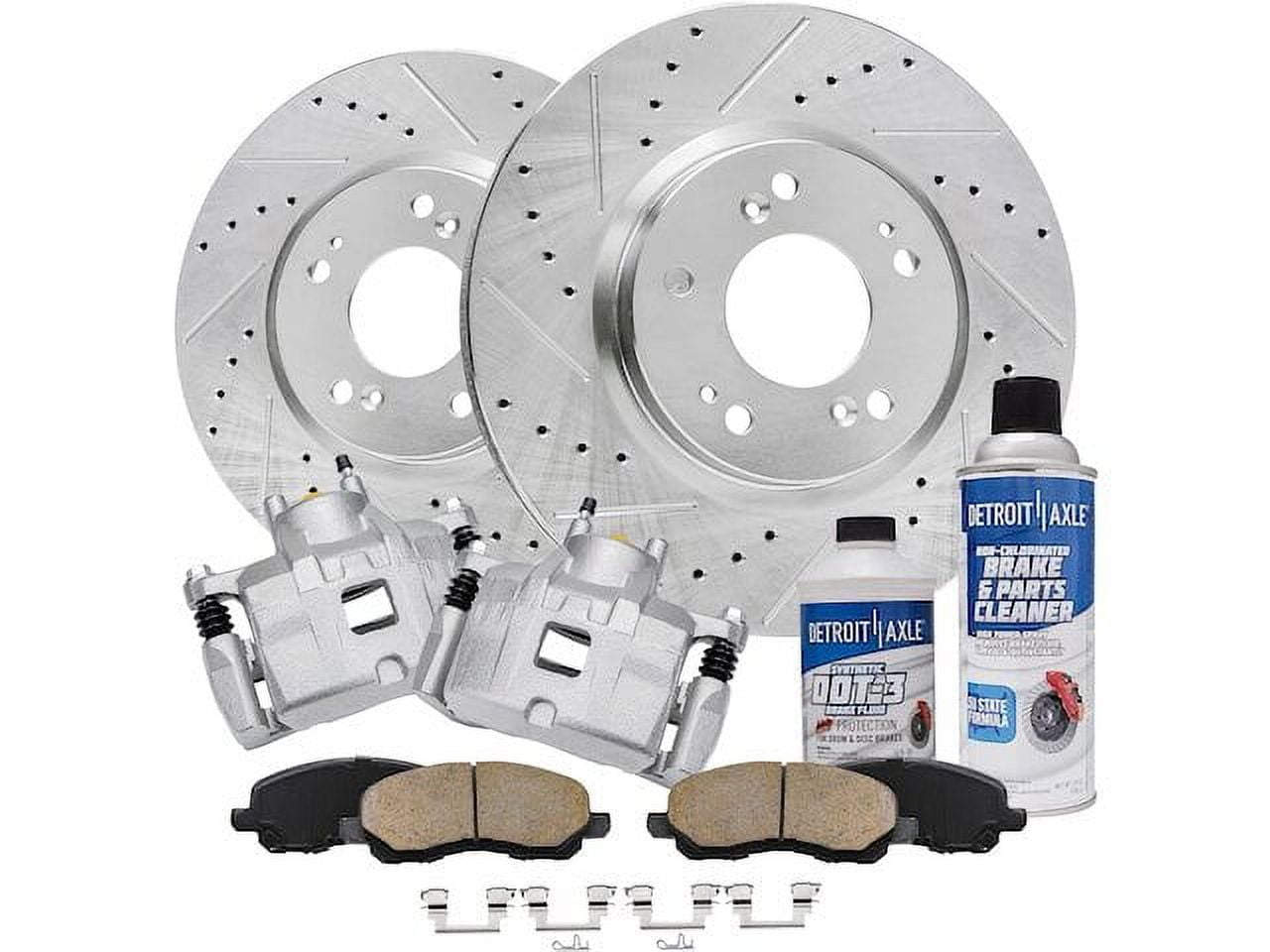 Front Brake Pad Rotor and Caliper Set - Compatible with 2007 - 2017 ...