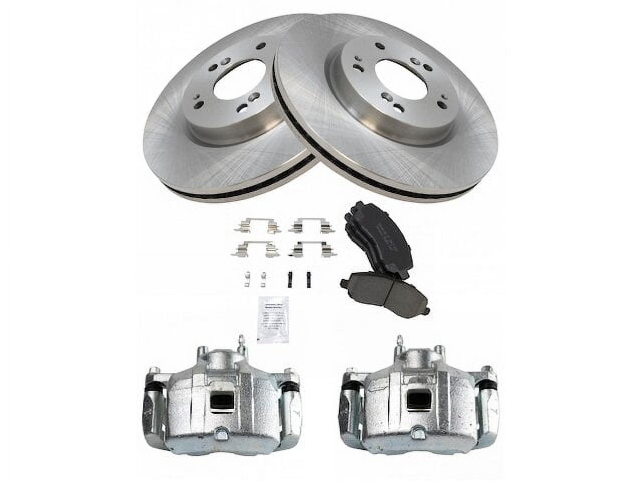 Front Brake Pad Rotor and Caliper Set - Compatible with 2007 - 2017 ...
