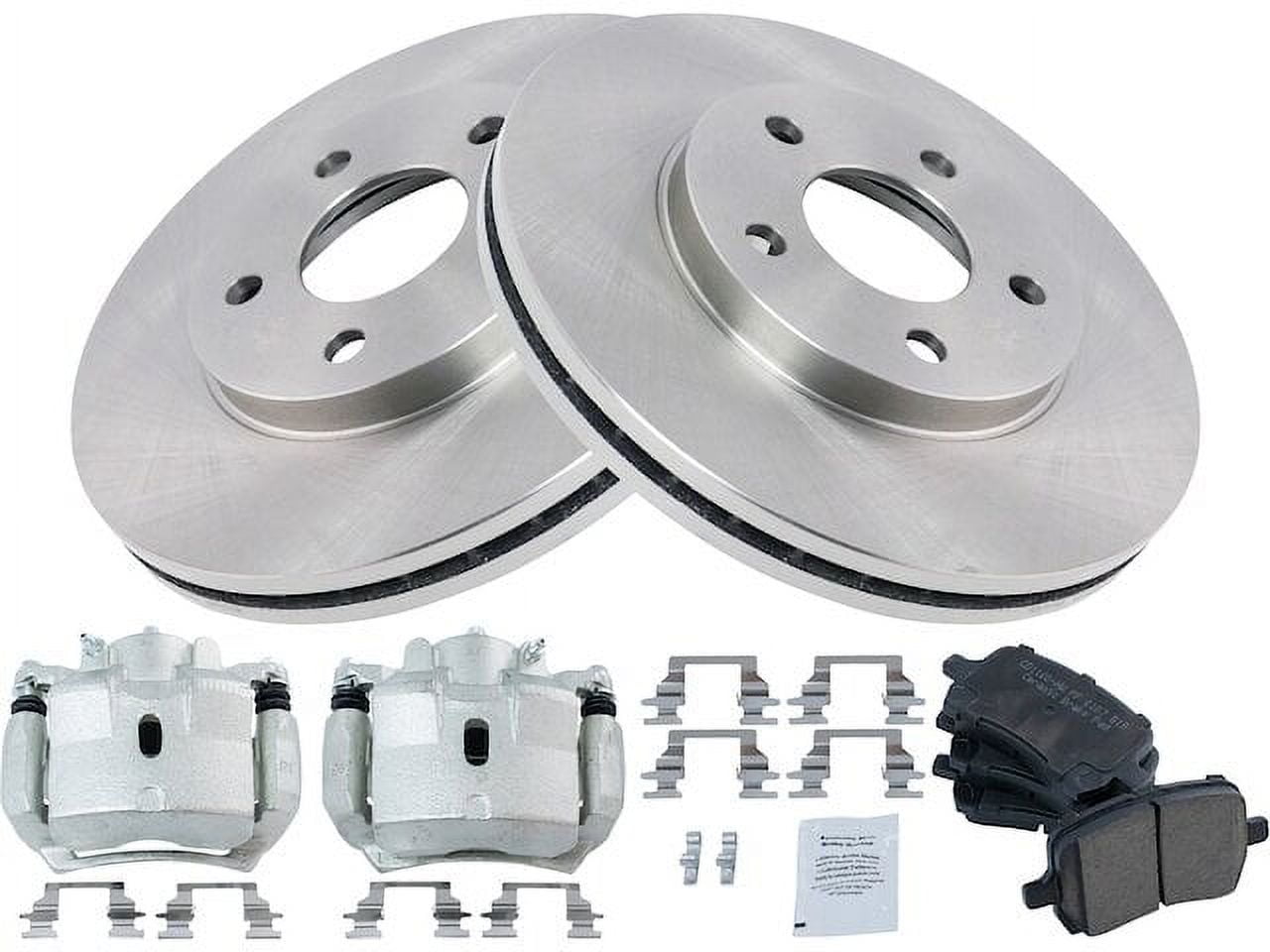 Front Brake Pad Rotor and Caliper Set - Compatible with 2007 Pontiac G6 ...