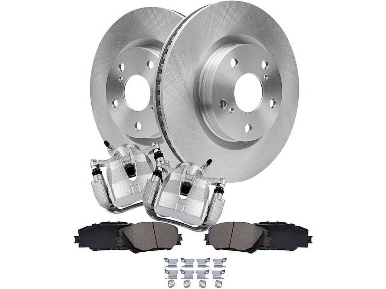 Front Brake Pad Rotor and Caliper Set - Compatible with 2009 - 2010 ...