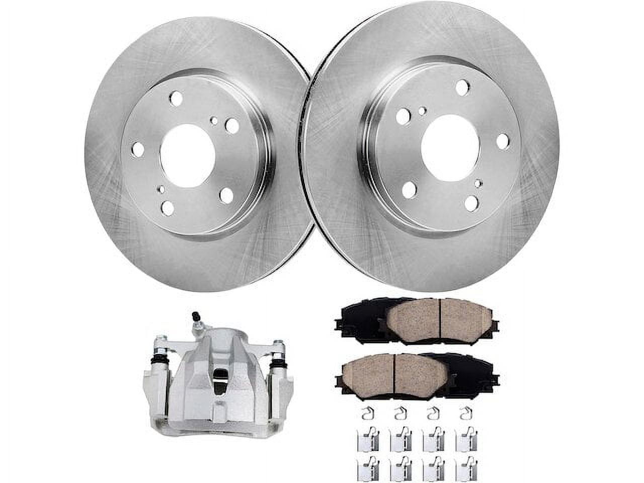 Front Brake Pad Rotor and Caliper Set - Compatible with 2009 - 2013 ...