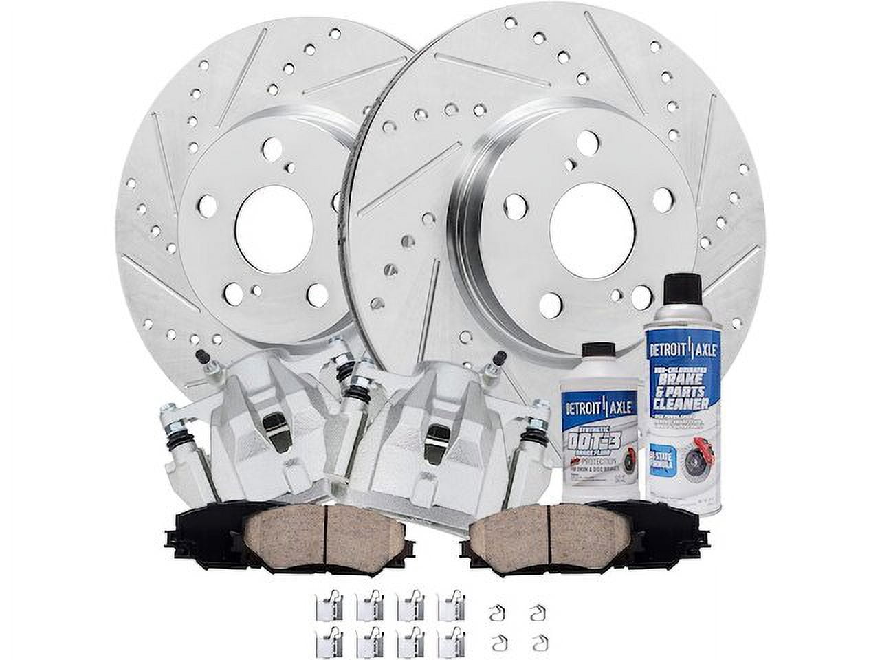 Front Brake Pad Rotor and Caliper Set - Compatible with 2009 - 2013 ...