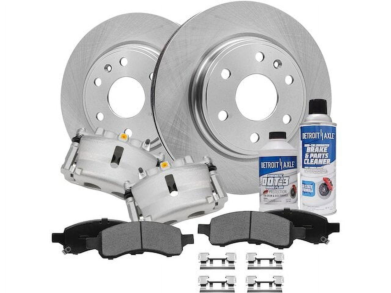 Front Brake Pad Rotor and Caliper Set - Compatible with 2009 - 2017 ...