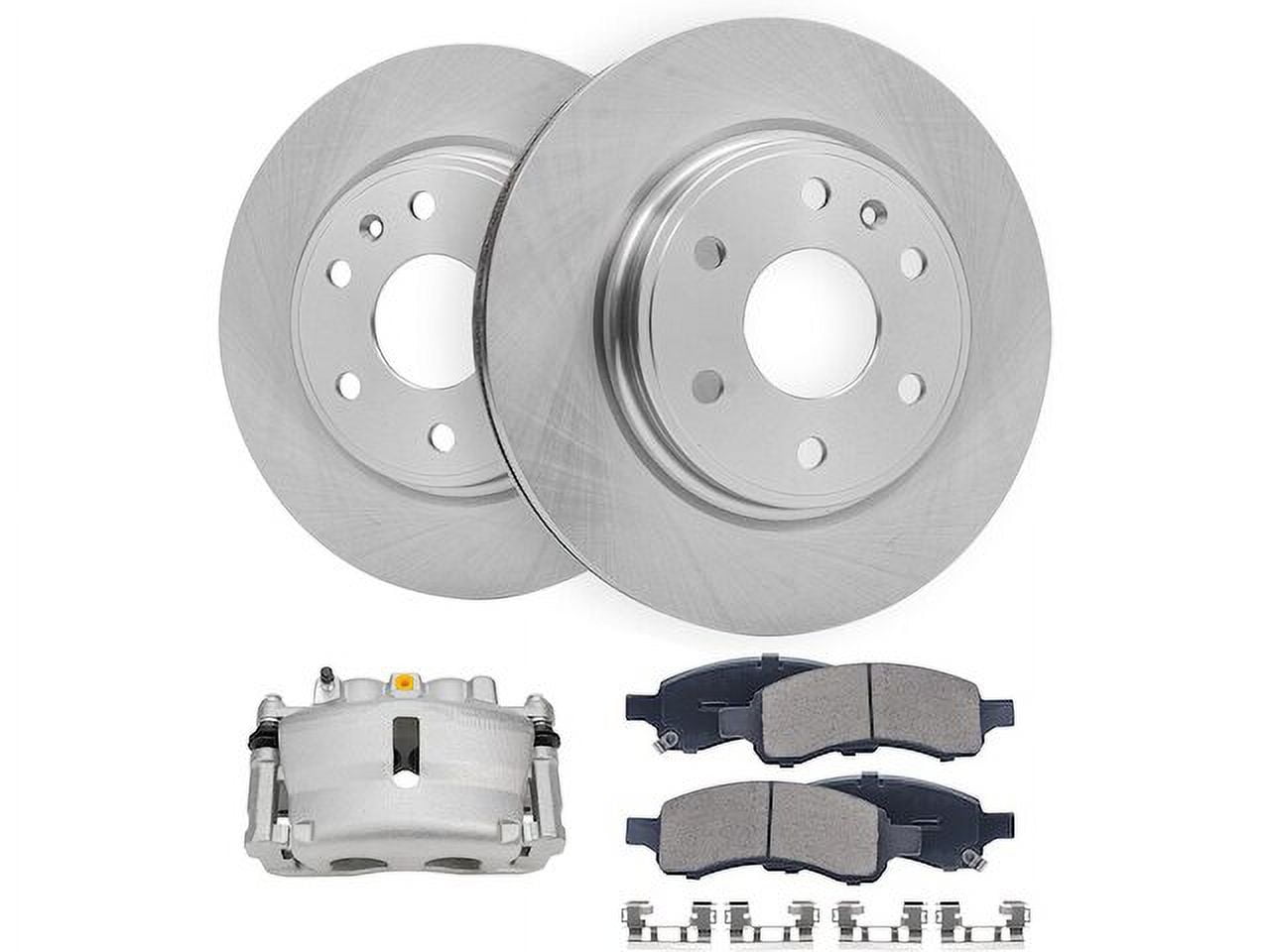 Front Brake Pad Rotor and Caliper Set - Compatible with 2009 - 2017 ...
