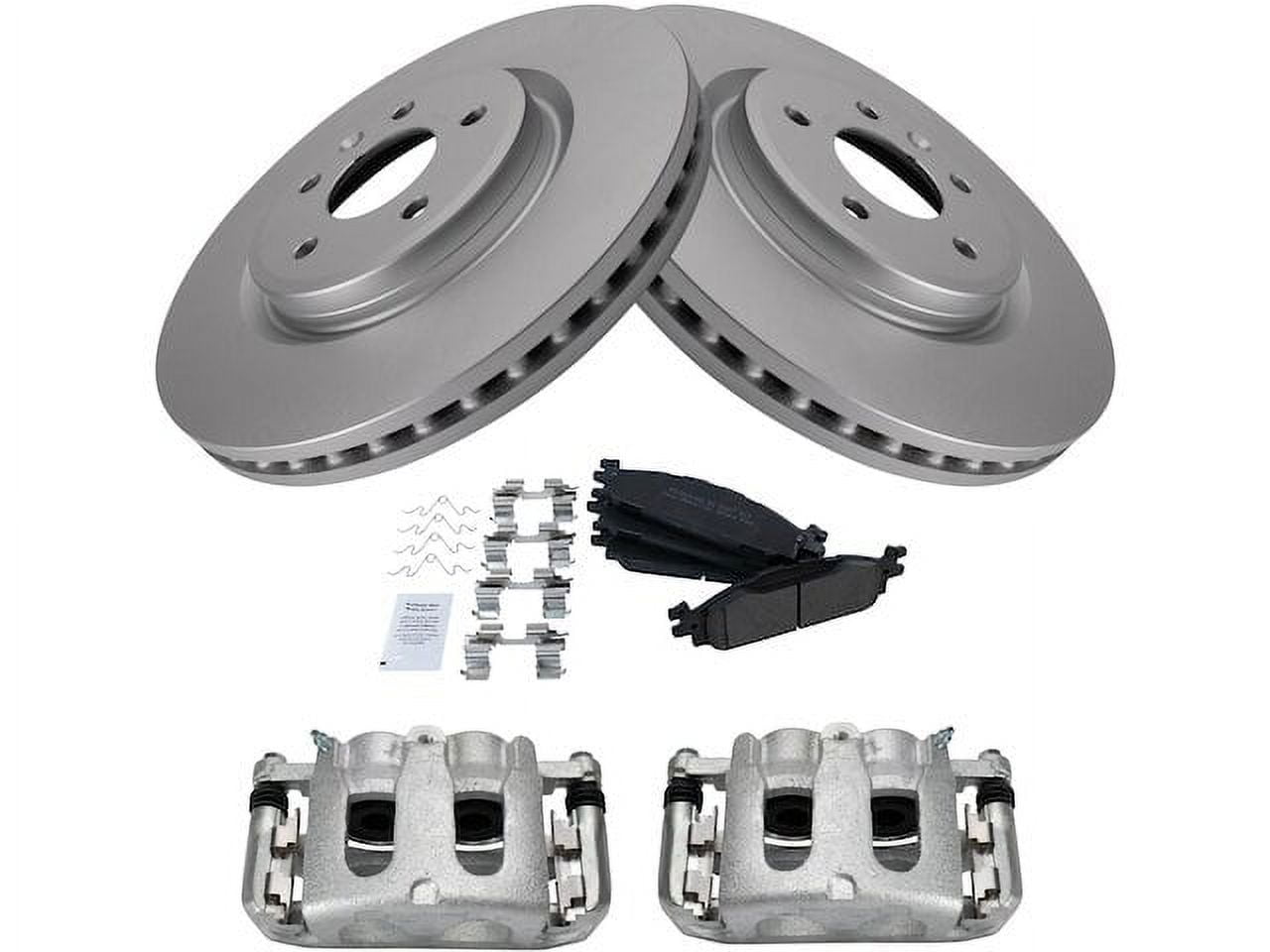 Front Brake Pad Rotor and Caliper Set - Compatible with 2009 - 2018 ...