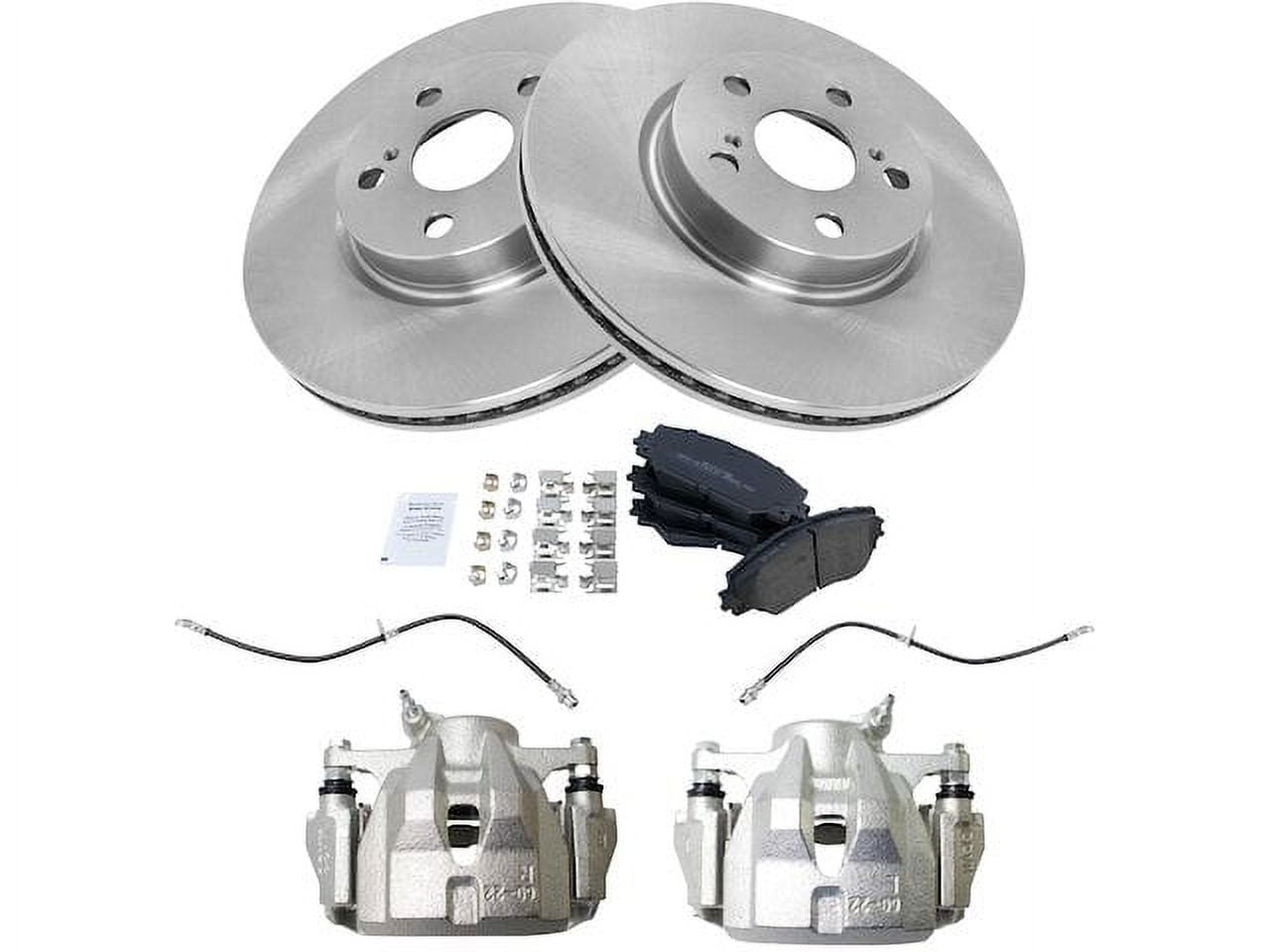 Front Brake Pad Rotor and Caliper Set - Compatible with 2009 - 2018 ...