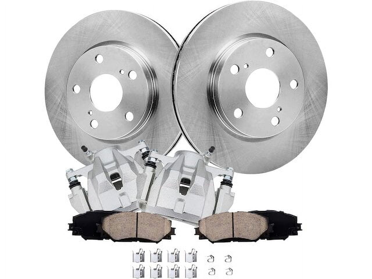 Front Brake Pad Rotor and Caliper Set - Compatible with 2009 - 2019 ...