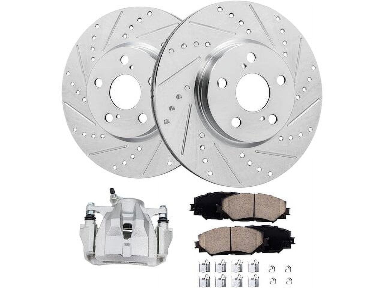 Front Brake Pad Rotor and Caliper Set - Compatible with 2009 - 2019 ...