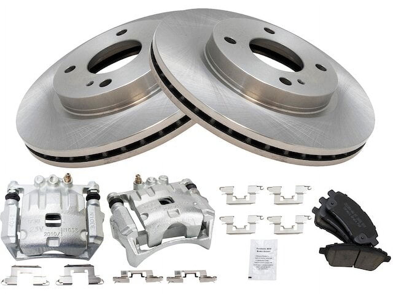 Front Brake Pad Rotor and Caliper Set - Compatible with 2011 - 2018 ...