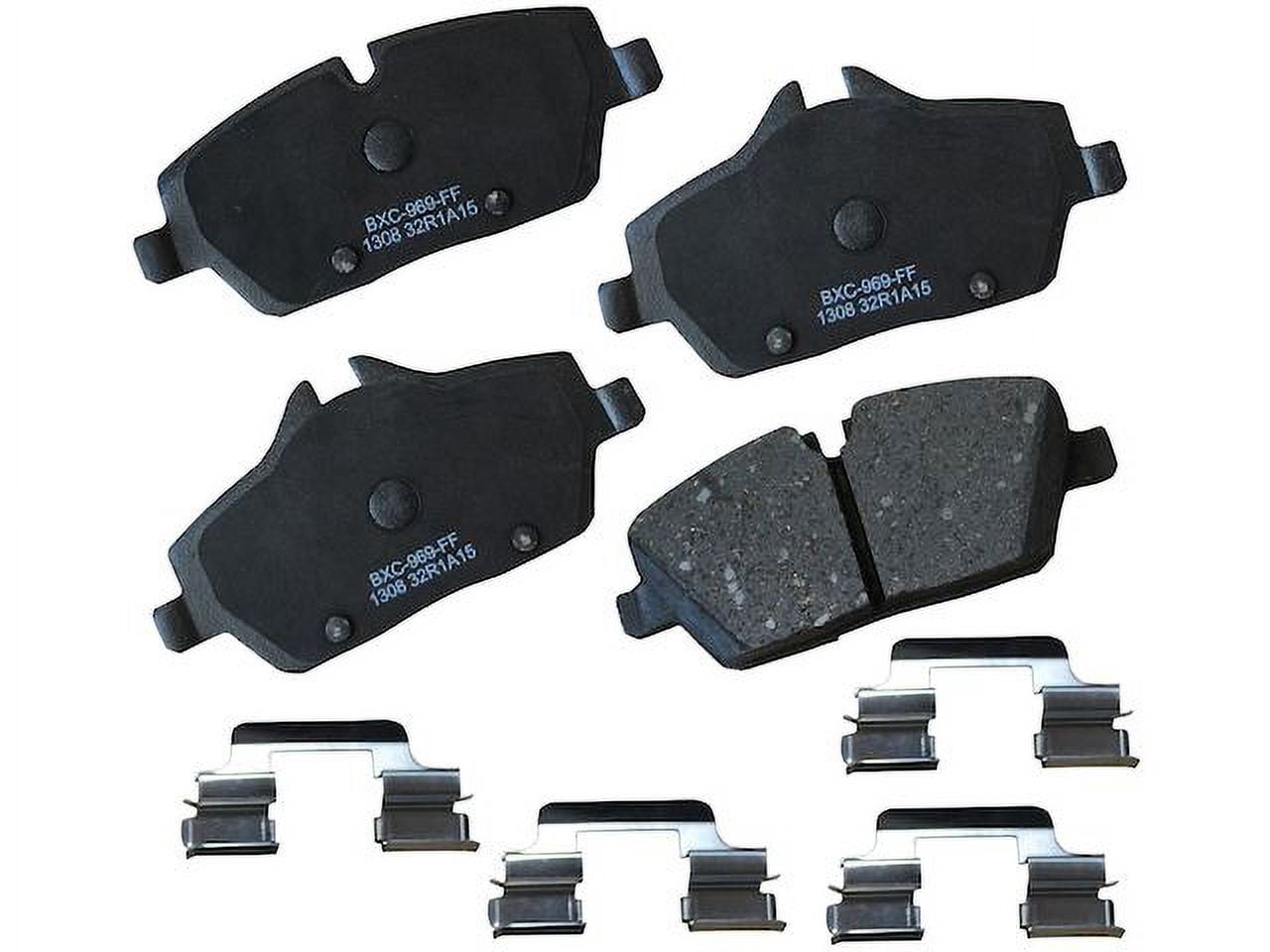 Front Brake Pad Set - Compatible with 2007 - 2023 Mini Cooper 1.6L 4 ...