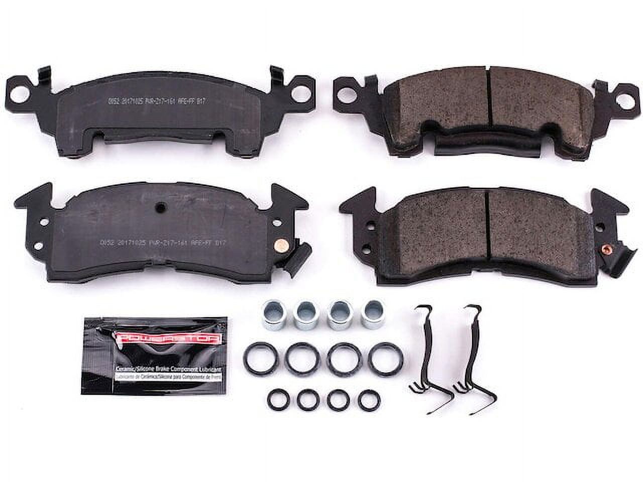 Front Brake Pad Set - Compatible with 1975 - 1986 Chevy K10 1976 1977 1978 1979 1980 1981 1982 ...