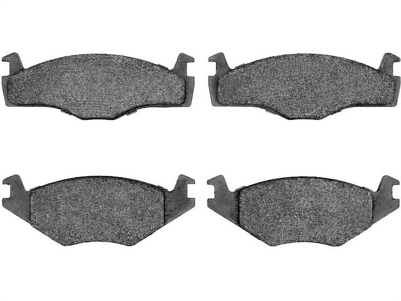 Front Brake Pad Set - Compatible with 1985 - 1992 Volkswagen Golf 1986 ...