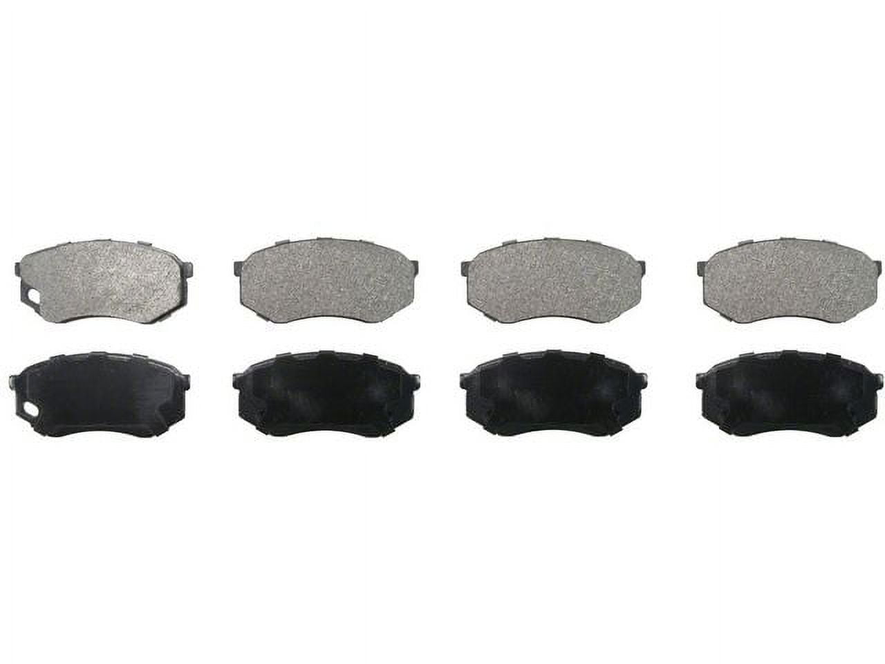 Front Brake Pad Set - Compatible with 1996 - 2004 Mitsubishi Fuso FE ...