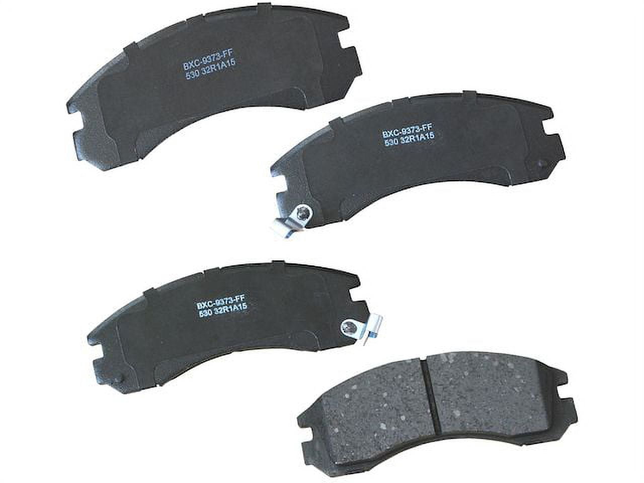 Front Brake Pad Set - Compatible with 1997 - 2004 Mitsubishi Montero ...