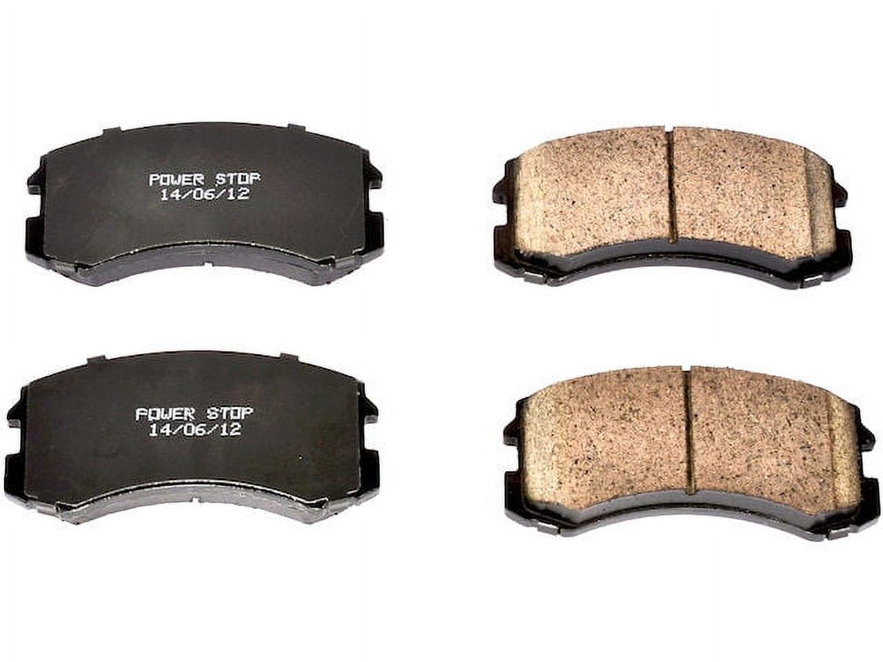 Front Brake Pad Set - Compatible with 2002 - 2007 Mitsubishi Lancer ...