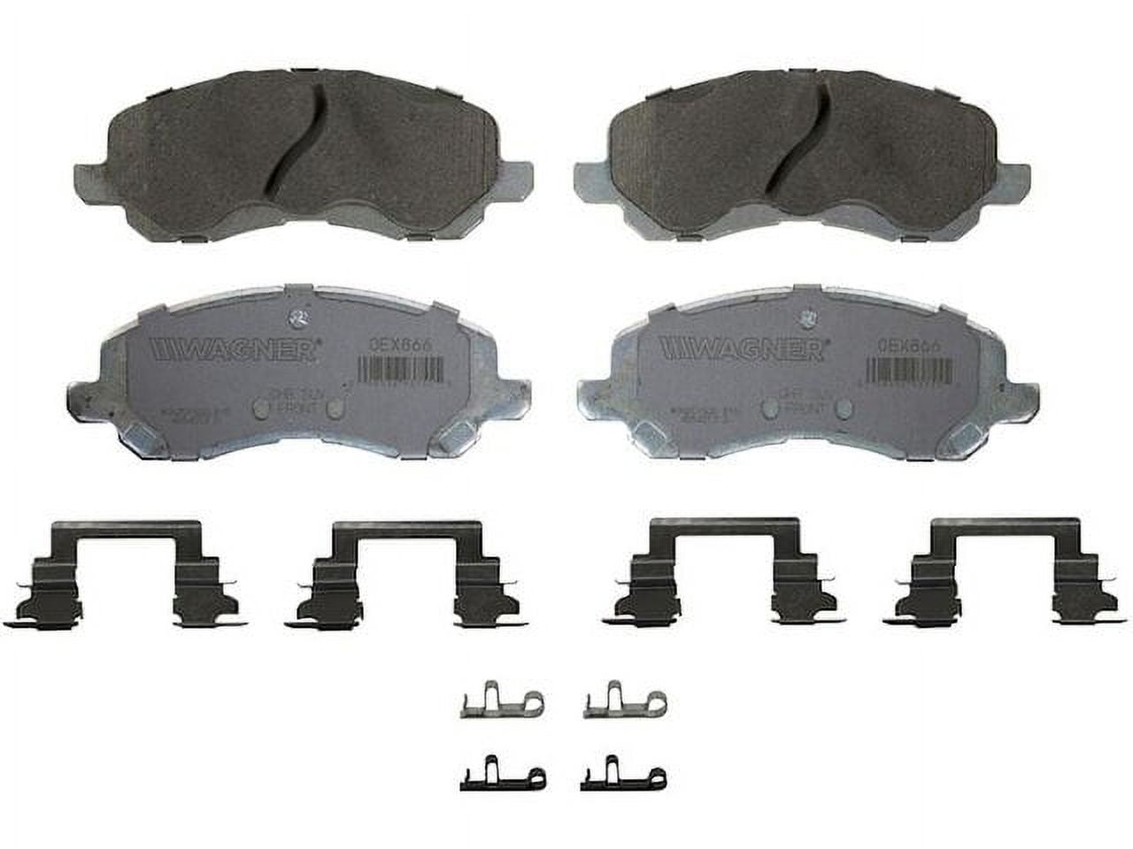 Front Brake Pad Set - Compatible with 2003 - 2004, 2007 - 2019 ...