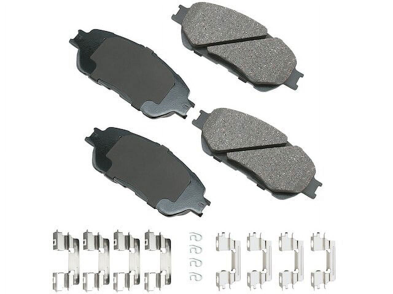 Front Brake Pad Set - Compatible with 2004 - 2010 Toyota Sienna 2005 ...