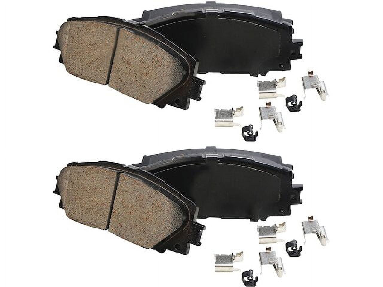 Front Brake Pad Set - Compatible with 2007 - 2018 Toyota Yaris 2008 ...