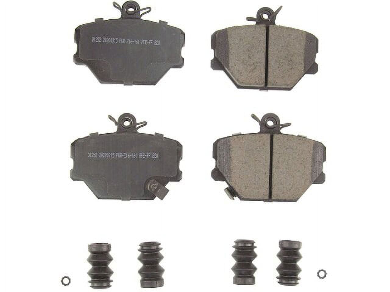 Front Brake Pad Set - Compatible with 2008 - 2016 Smart Fortwo BATTERY ...