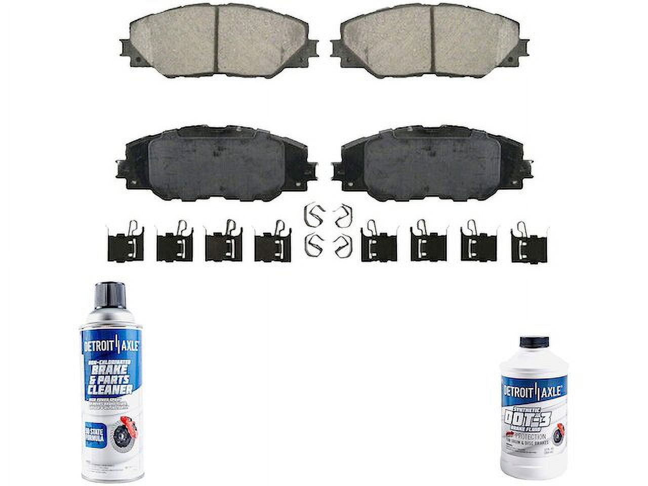 Front Brake Pad Set - Compatible with 2009 - 2010 Pontiac Vibe 2.4L 4 ...