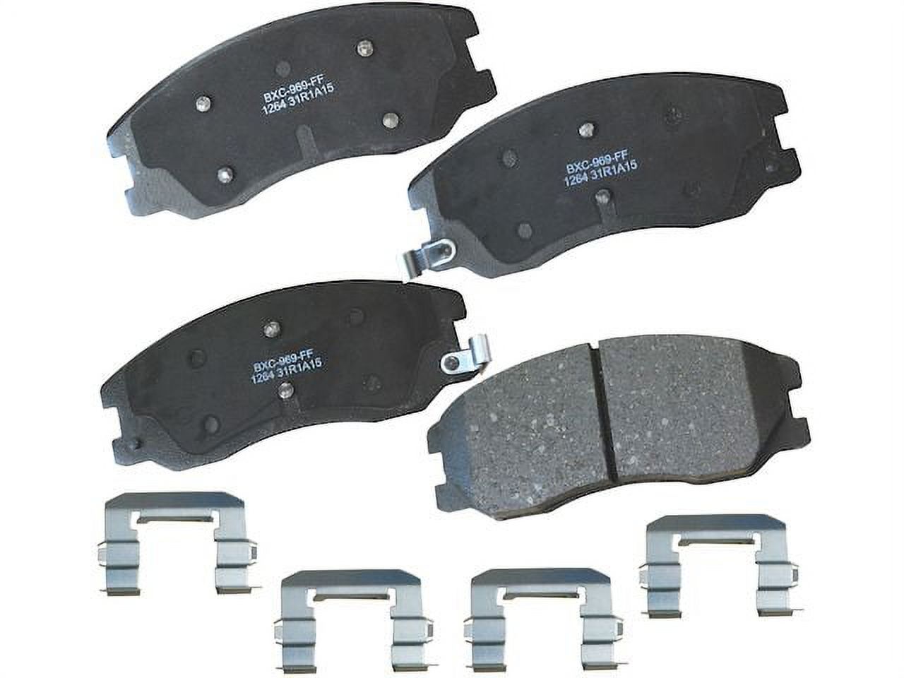 Front Brake Pad Set - Compatible with 2012 - 2015 Chevy Captiva Sport ...