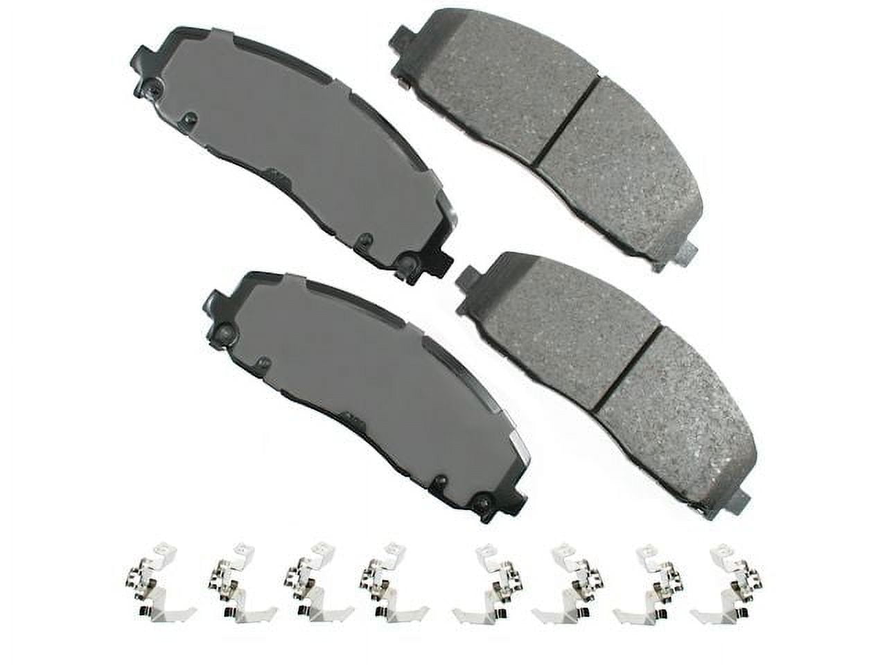 Front Brake Pad Set - Compatible with 2017 - 2022 Chrysler Pacifica 3 ...
