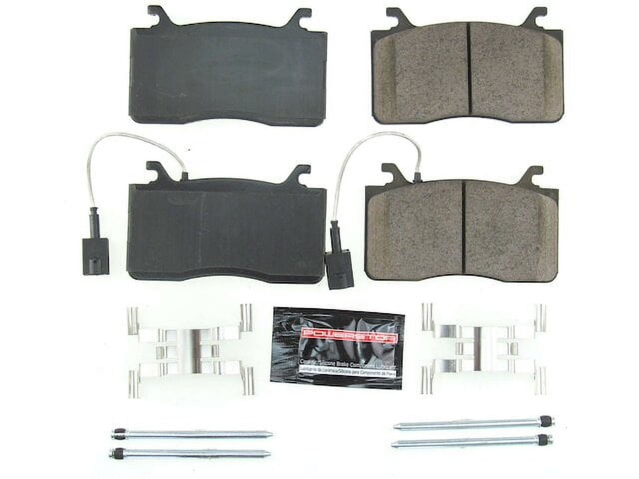 Front Brake Pad Set - Compatible with 2017 - 2023 Alfa Romeo Giulia 2 ...