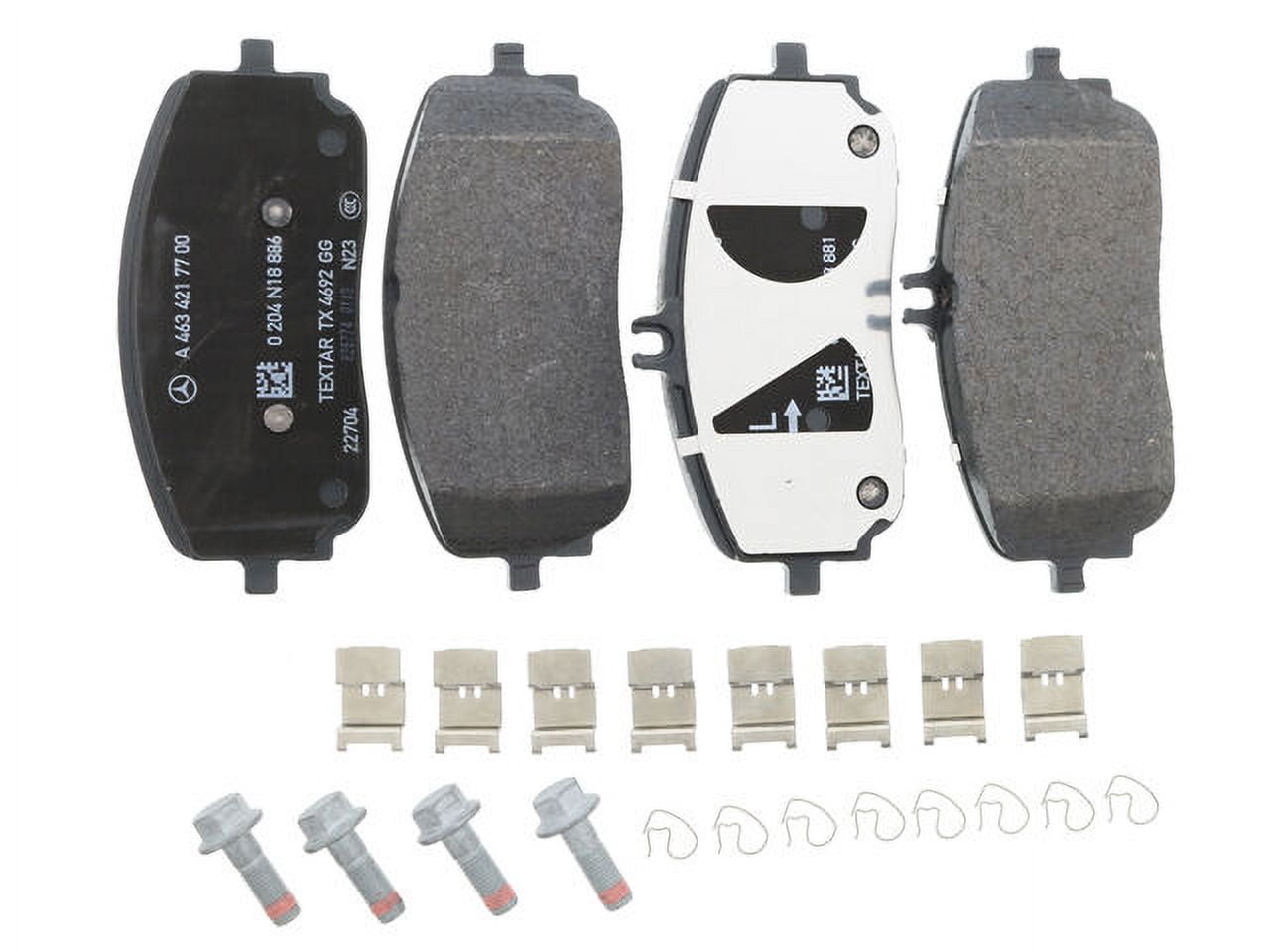 Front Brake Pad Set - Compatible with 2019 - 2023 Mercedes-Benz G63 AMG ...