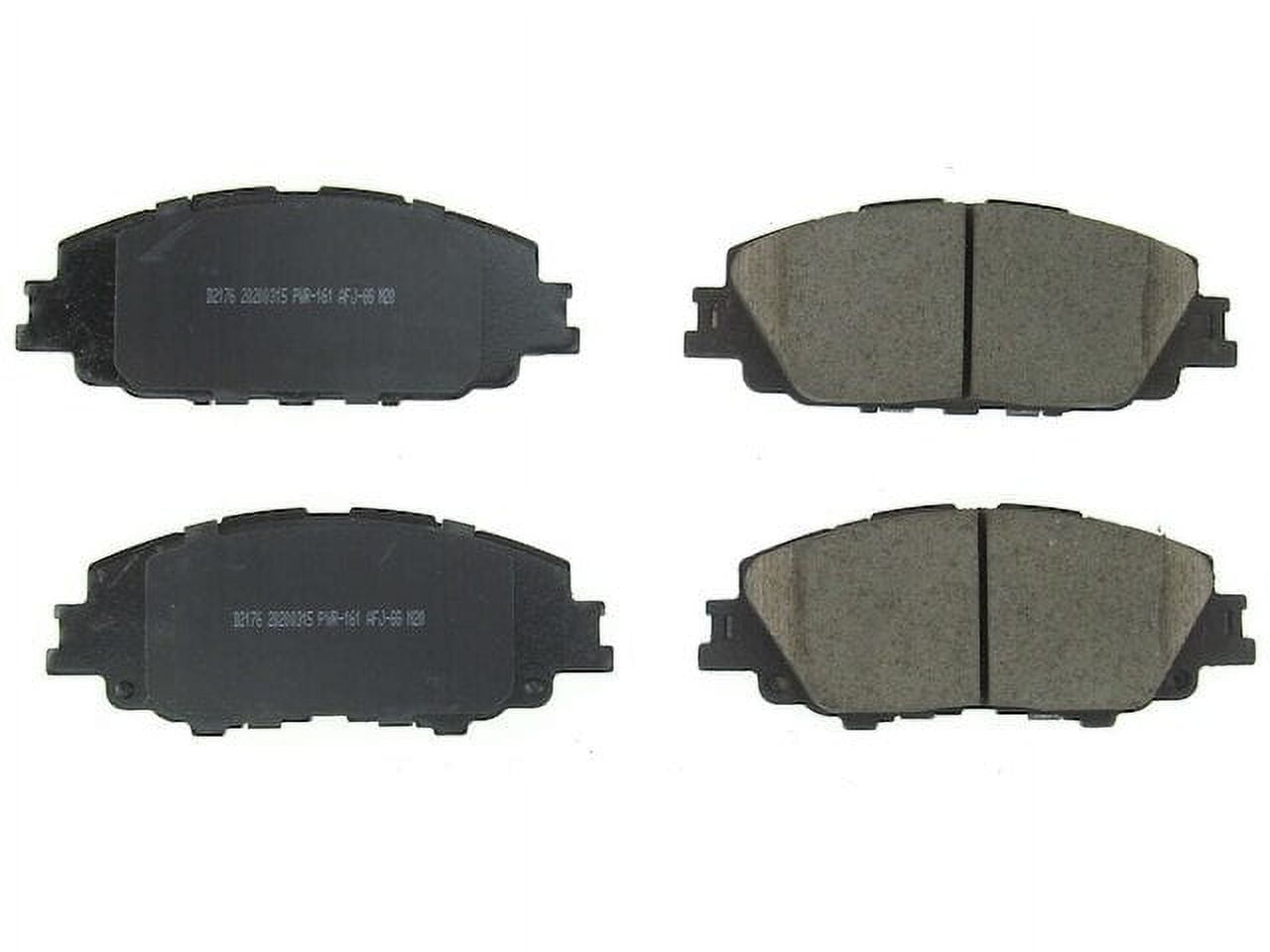 Front Brake Pad Set - Compatible with 2019 - 2024 Toyota Corolla Gas ...