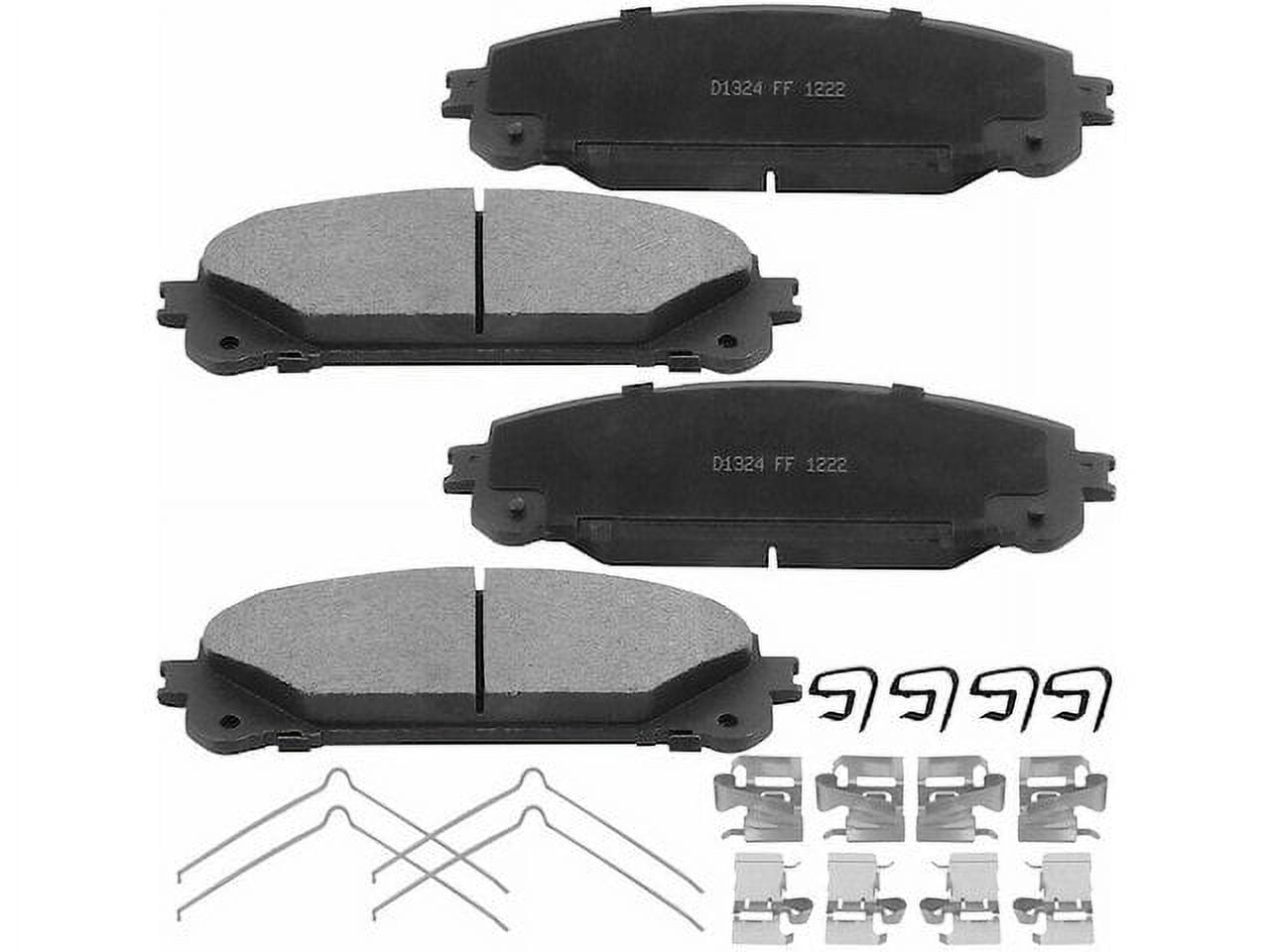 Front Brake Pad Set - Compatible with 2020 - 2021 Toyota Camry TRD ...