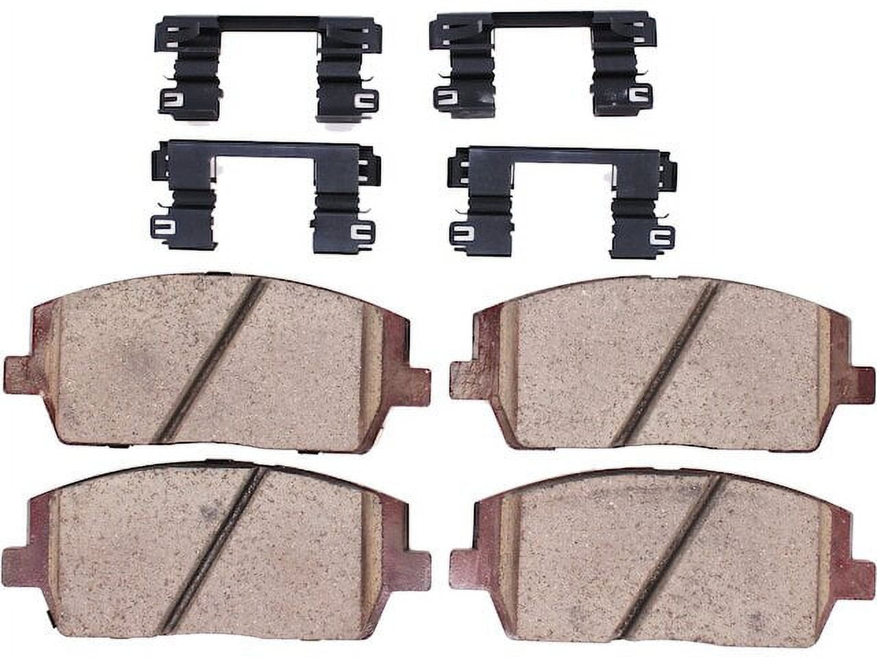 Front Brake Pad Set - Compatible with 2020 - 2024 Hyundai Palisade 2021 ...