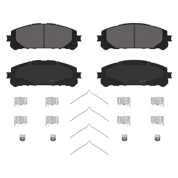 Front Brake Pad Set - Compatible with 2020 - 2024 Toyota Highlander ...