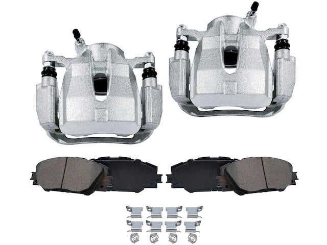 Front Brake Pad and Caliper Kit - Compatible with 2006 - 2018 Toyota ...